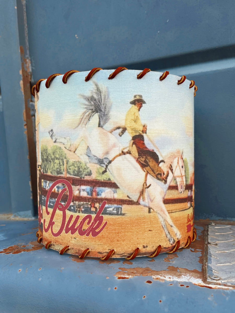 Let ‘er Buck Lampshade – Cactus Blu